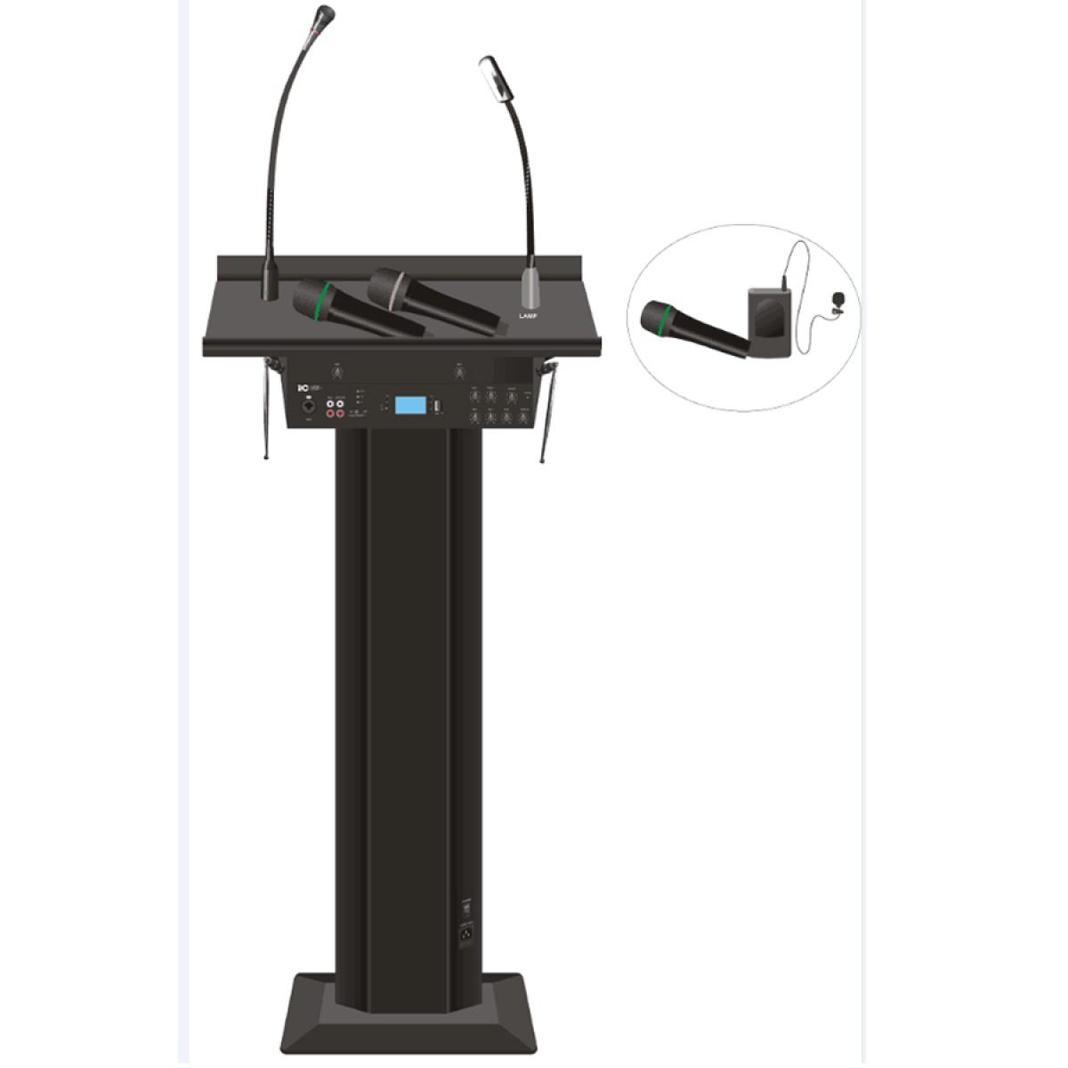 Liberty T-6236DU (VHF MIC) Lectern / Podium