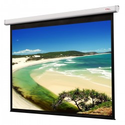 Liberty Show Manto 133" (16:9) Motorized Screen with Matte White Fabric ...