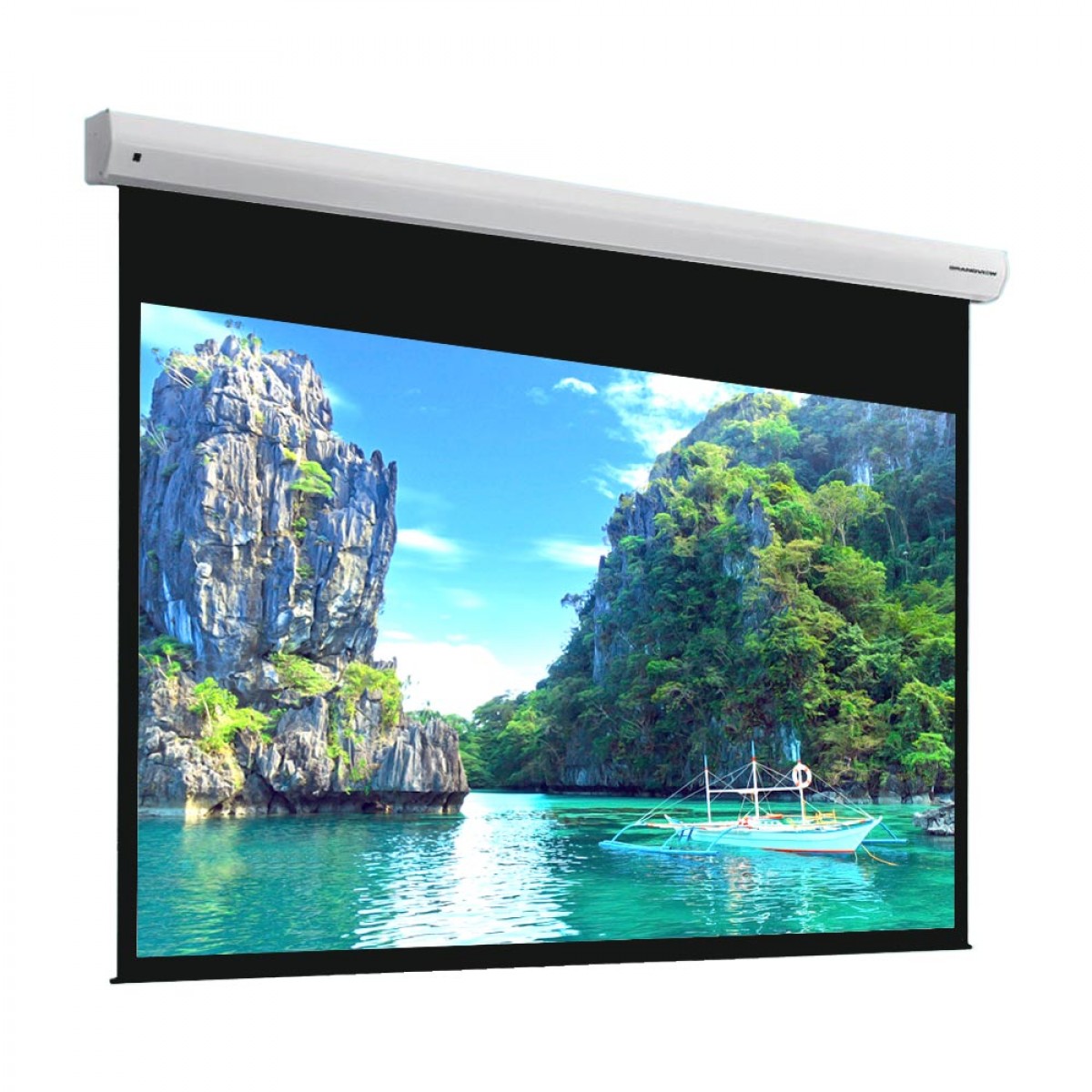 Liberty Grandview 150" (16:10) Elegant Series Tubular Motor Motorized ...