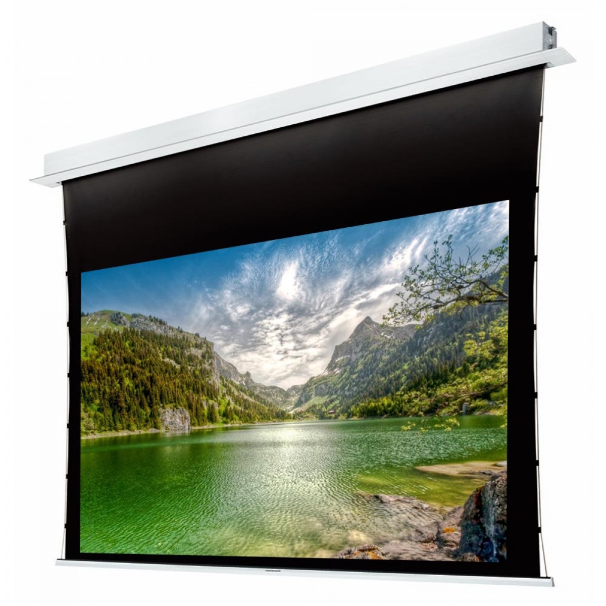 Liberty Grandview 150" (16:10) Hidetech Recessed Tab-Tension Screen ...