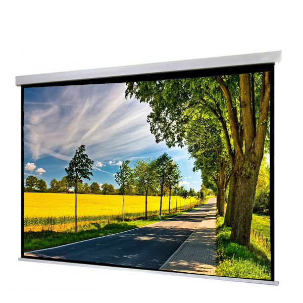 Liberty Show Manto 180" (16:9) Motorized Screen with Matte White Fabric ...
