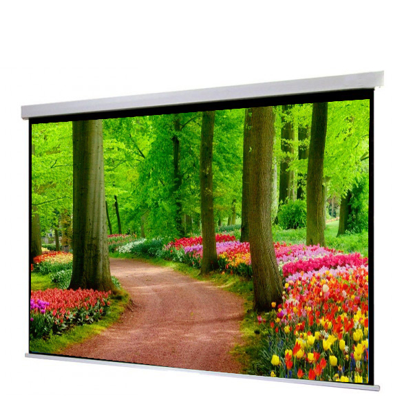 Liberty Show Manto Motorized 150" (16:10) Screen with Matte White ...