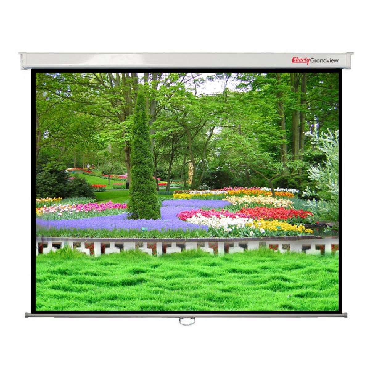 Liberty Grandview 123" (16:10) CNV Series Manual Screen With Fiber ...